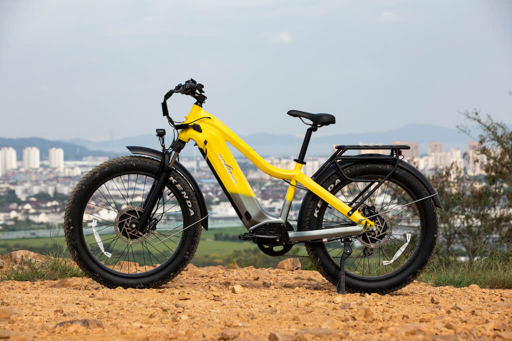 Premium All-terrain 750W 960Wh Electric Fat Bike W06 Step Thru - Sobowo - Buy electric bike ...